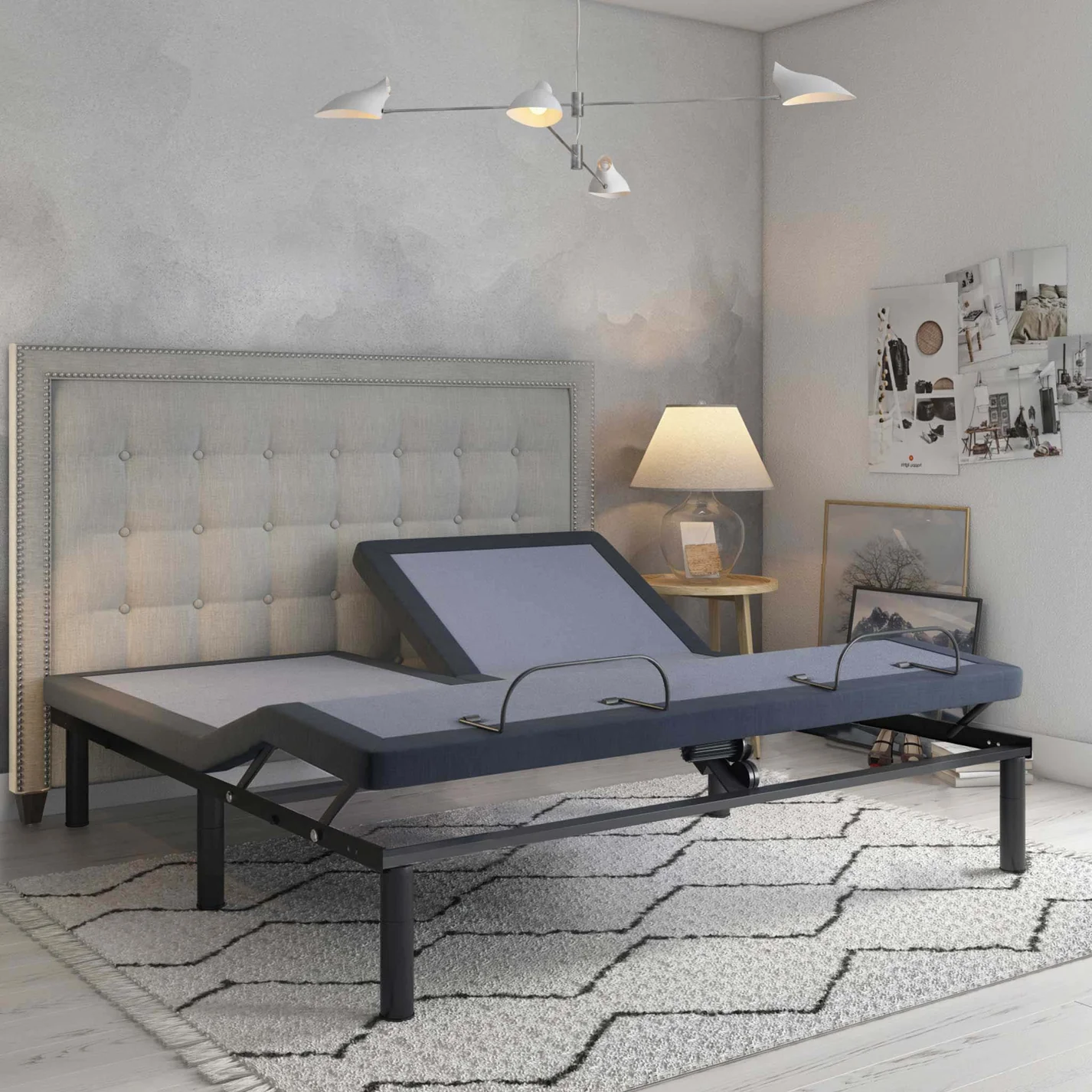 BedTech BT3000 Adjustable Bed Base with Massage, USB Ports & Bluetooth ...
